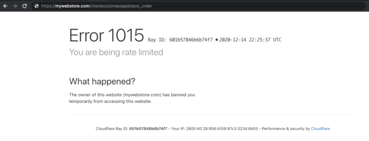 Enable Cloudflare Rate Limiting