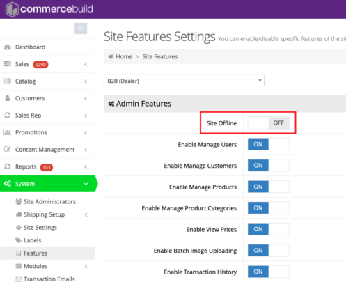 How to Put a Site in Maintenance Mode - commercebuild