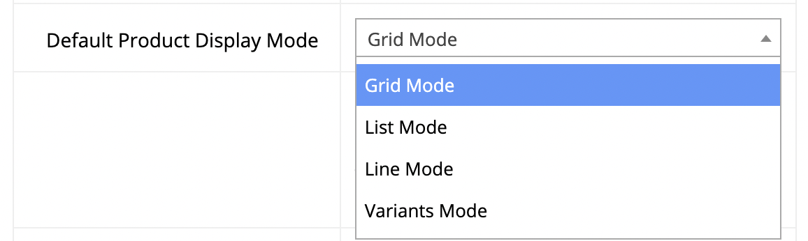How To Enable Default Product Display View - commercebuild