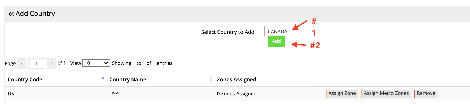 How To Add Countries To A Shipping Carrier