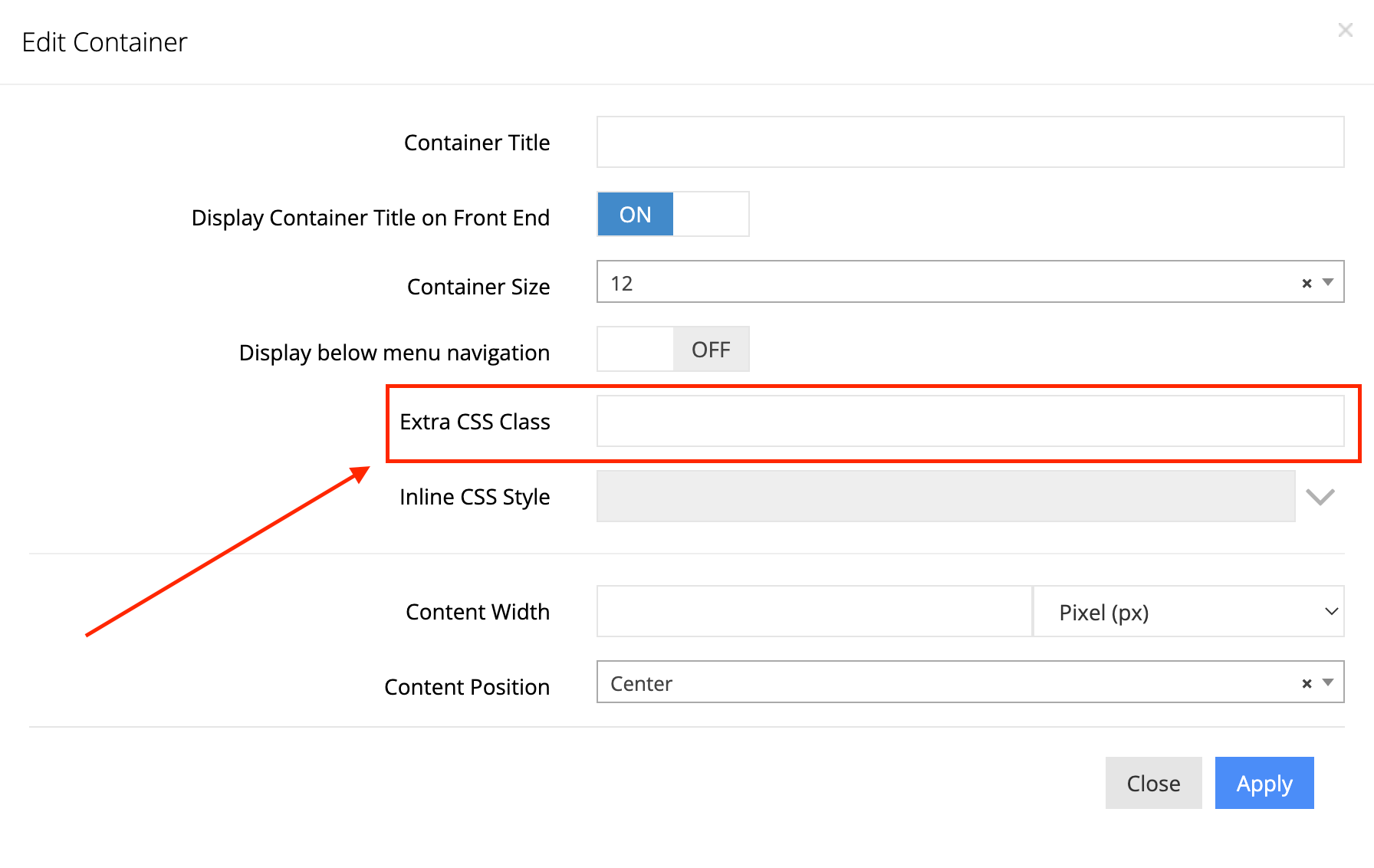 Useful CSS Classes For Content Commercebuild Success Portal