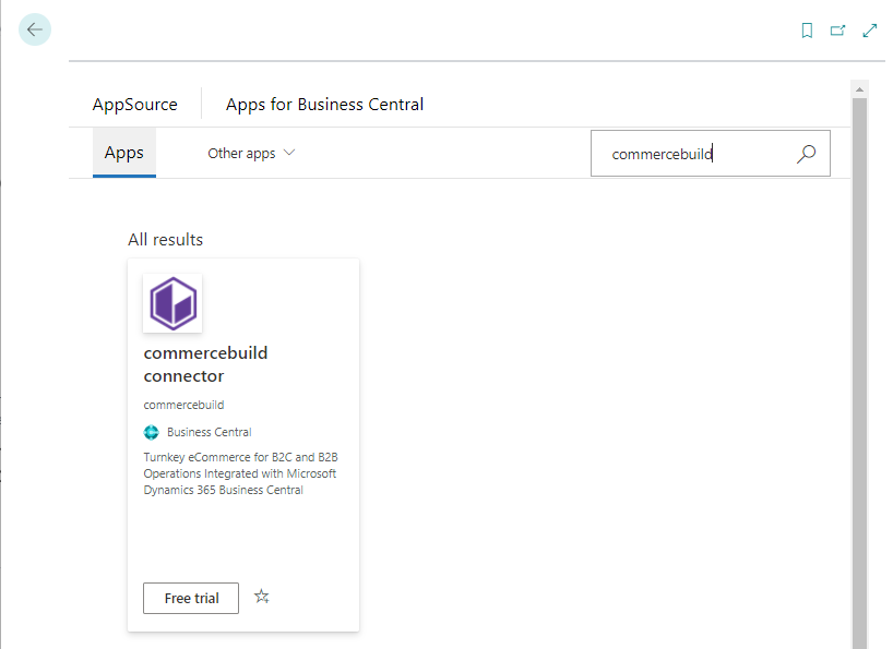 Steps to install commercebuild app - commercebuild Success Portal