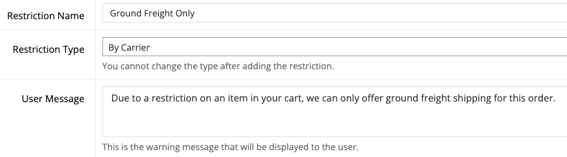 How to Set Up Shipping Restrictions - commercebuild Success Portal