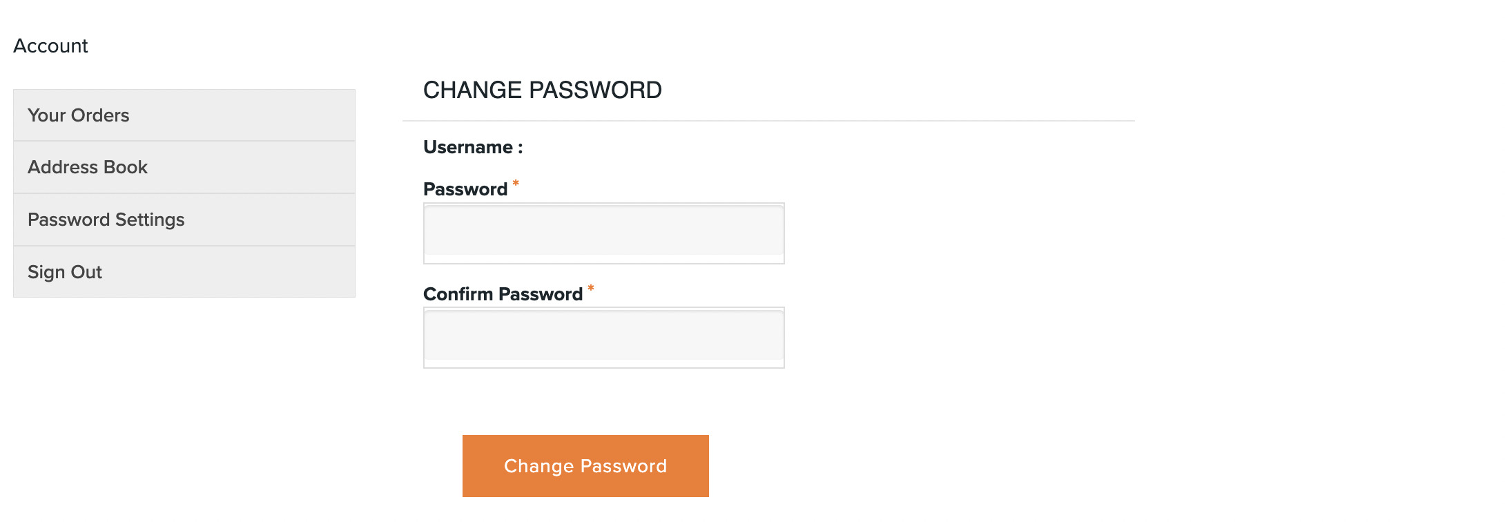 Adding Link To The User Account Sidebar Menu Using Javascript