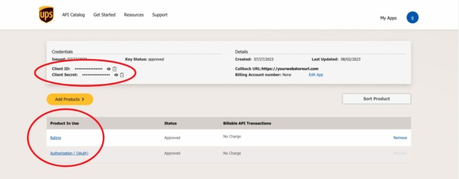 Obtaining Your UPS OAuth Credentials - commercebuild Success Portal